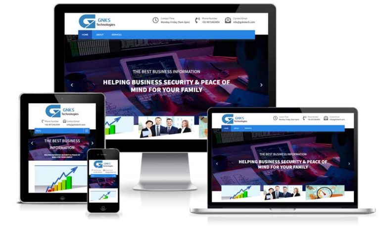 WEBSITE DESIGNING - GNKS Technologies